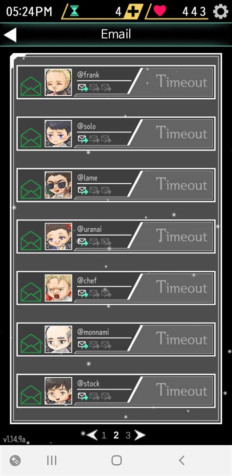 What Does The Timeout Thing Mean It Isnt On Some Of The Other Emails