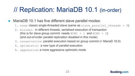 Mysql Parallel Replication Inventory Use Case And Limitations Ppt