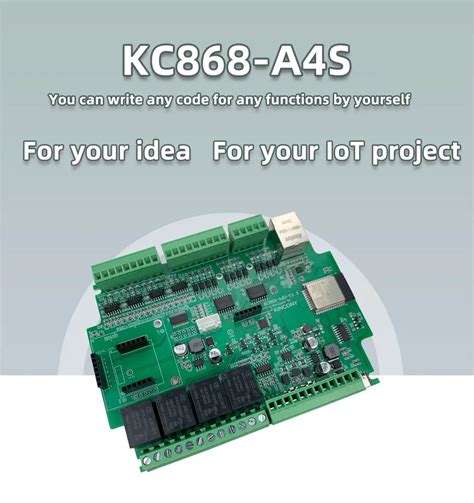 Kc868 A4s Esp32 Relay Board Smart Switch With Ethernet And Wifi