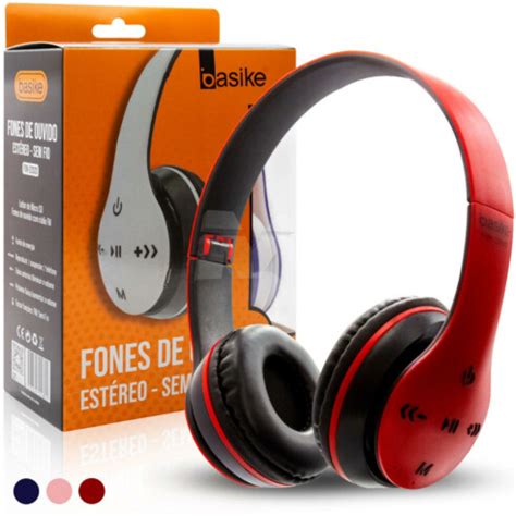 Headphone Bluetooth Basike Fone De Ouvido Compre J