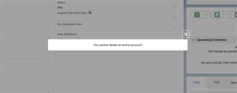 Using Flow To Prevent Record Deletion Salesforce Time