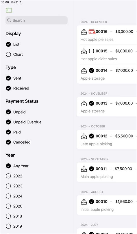 Invoice Rex Charlie Monroe Software