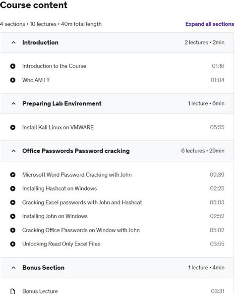 Ethical Hacking Practical Password Cracking Office Files Icttube