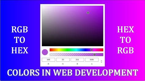 Converting Rgb To Hexadecimal And Hexadecimal To Rgb Colors By Nks