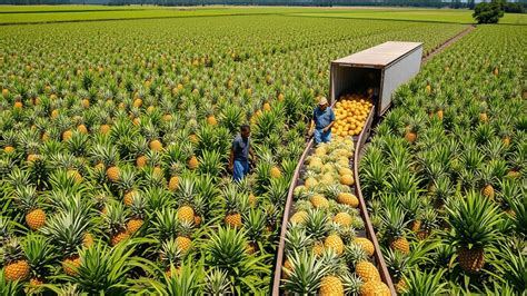 Cómo Los Agricultores De Mexico Recogen Millones De Piñas Cultivo