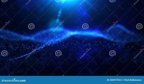Abstract Waves From Particles And Dots Of Energetic Magic With The