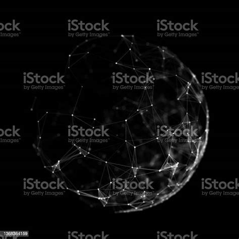 구는 점과 선으로 구성됩니다 네트워크 연결 구조입니다 빅 데이터 시각화 3d 렌더링 0명에 대한 스톡 사진 및 기타 이미지