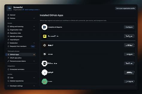 Setup The Screenful Github App Screenful Guide