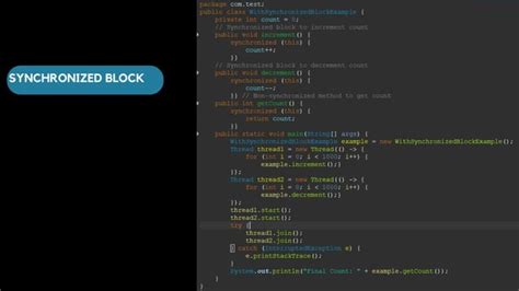 Java Presentation On Synchronization In Multithreading Pdf