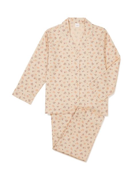 이브니에 엘리지아 여성 여자 잠옷 긴팔 잠옷