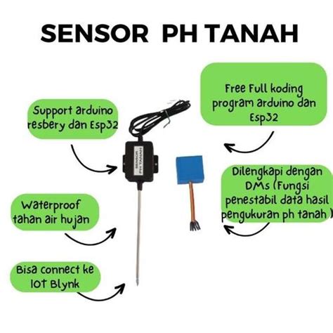 Jual Sensor Ph Tanah Support Arduinodms Esp32 Iot Blynk Sensor Ph