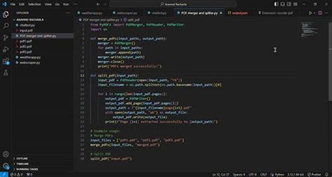 [video] aravind racharla on linkedin python pdfmanipulation csedge