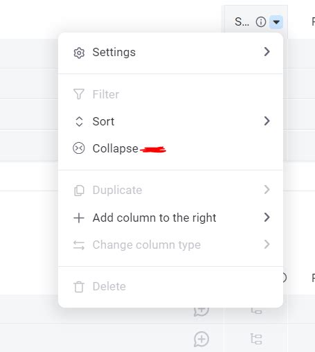 Sub Element Coloumn Cant Be Deleted Platform Discussions Monday