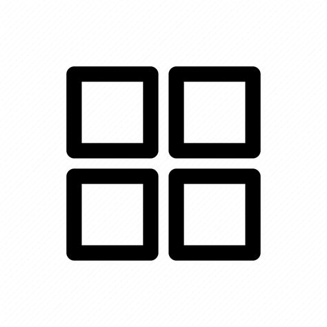 Basic Grid Menu Set Icon Download On Iconfinder