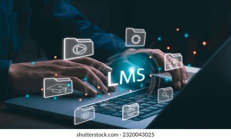 Lms Learning Management Systemteacher Using Laptop Stock Photo Shutterstock