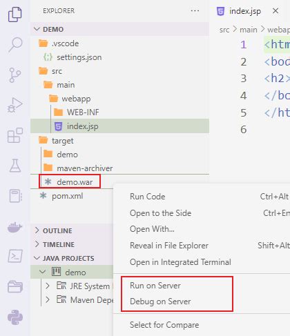 Java How To Start A Tomcat Server On Vsc Using Community Server Connector Extension