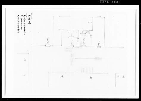 東叡山惣御霊屋最樹院様御霊屋御参詣につき 御詰衆御参詣相済凌雲院仮御装束所江被為入候節御供開場絵図 Tomuco Tokyo Museum Collection