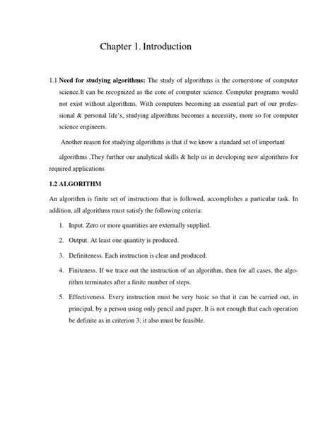 Pdf Brief Introduction To Algorithms Dokumentips