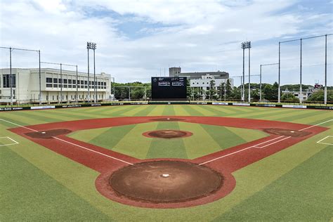 4月1日国府台スタジアムOPENプロ野球公式戦も開催 長谷川体育施設株式会社 スポーツ施設の総合建設業陸上競技場野球場