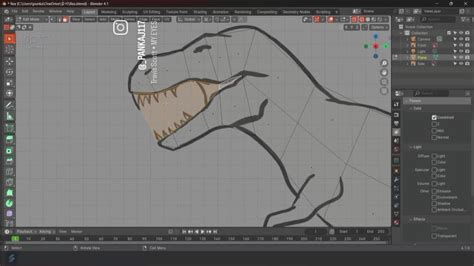 [video] Pankaj Kumar On Linkedin Gamedevtv Blender Blenderedit Trex 3dart