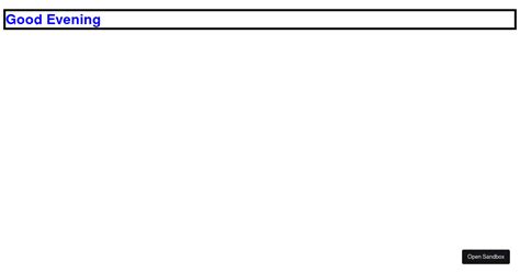 React Components Practice Forked Codesandbox