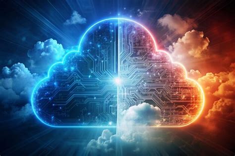 Exploring Cloud Computing The Power Of Mobility And Connectivity Premium Ai Generated Image