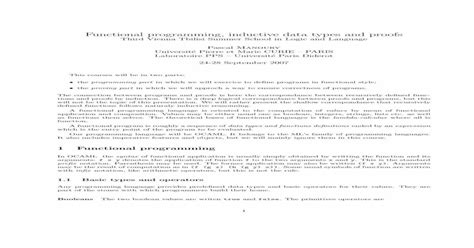 Pdf Functional Programming Inductive Data Types And Elephenseignementc Tbilisipdf