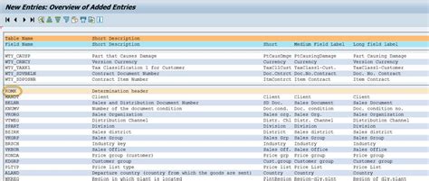 Sd Pricing Condition Table Sapcodes