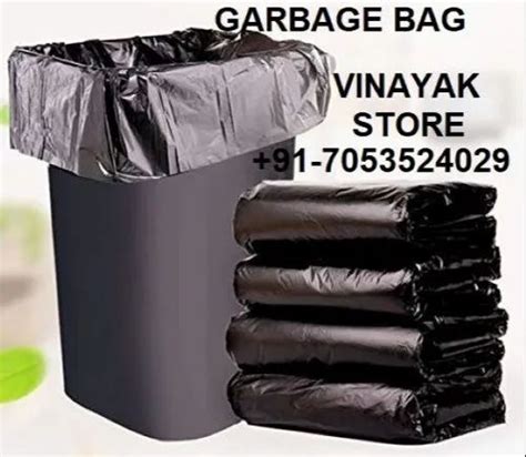 Black Biodegradable Garbage Bag At ₹ 110kg Biodegradable Trash Bags