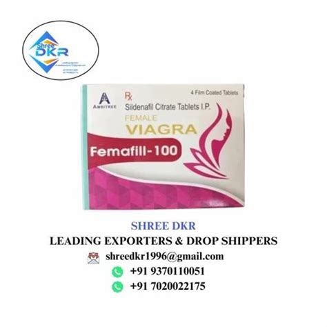Female Viagra Femafill 100mg Packaging Size 4tablets At ₹ 250stripe
