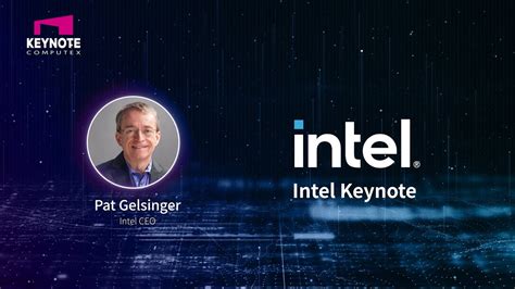 Intel Computex 2024 Keynote Intel Lunar Lake Announcement As It