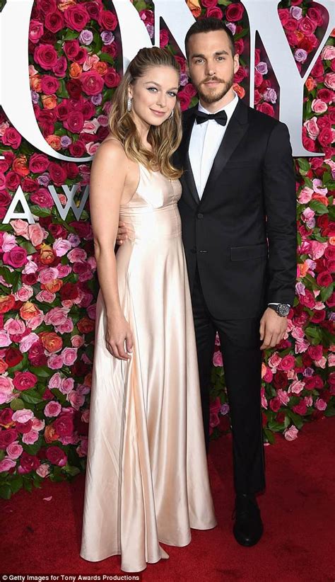 Melissa Benoist Looks Flawless In Nude Satin Gown As She Stuns At 72nd