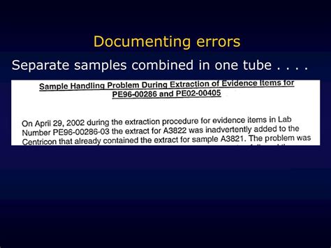Ppt Evaluating Forensic Dna Evidence Powerpoint Presentation Free