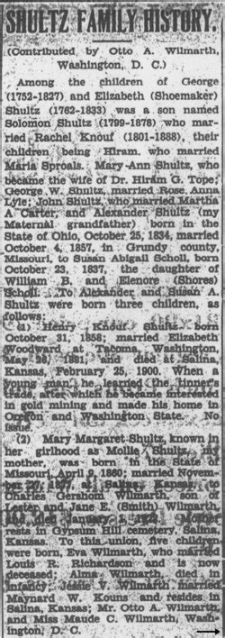 Alexander Shultz 1834 1904 Find A Grave Memorial