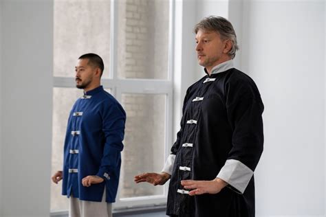 Free Photo Medium Shot Men Training Together