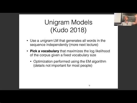 free video advanced nlp representing words lecture 2 from graham