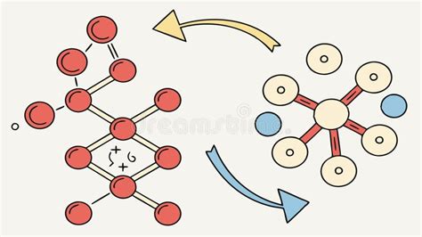 Molecule Chain Illustration Chemical Bonds And Molecular Structure Vector Design Generative Ai