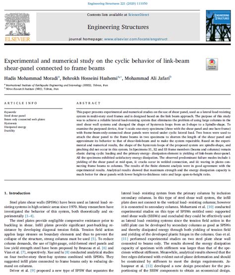 Simulation Of Bare Frame Under Cyclic Loading In Abaqus Abaqus Tutorials