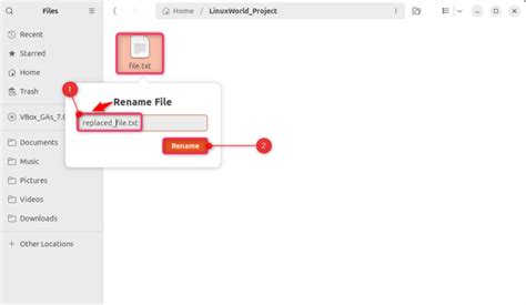 how to rename file in ubuntu 24 04 using gui and terminal greenwebpage
