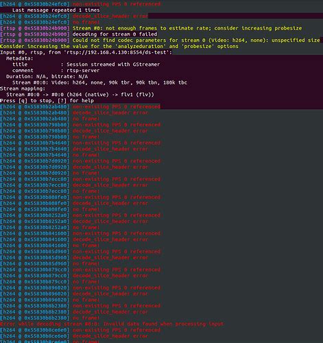 Use Ffmpeg To Call The Rtsp Stream Generated By Deepstream To Report An Error Unable To Achieve