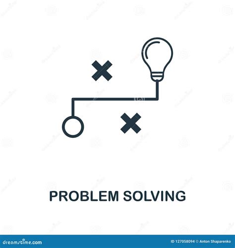 Problem Solving Icon Monochrome Style Design From Machine Learning Icon Collection Ui And Ux