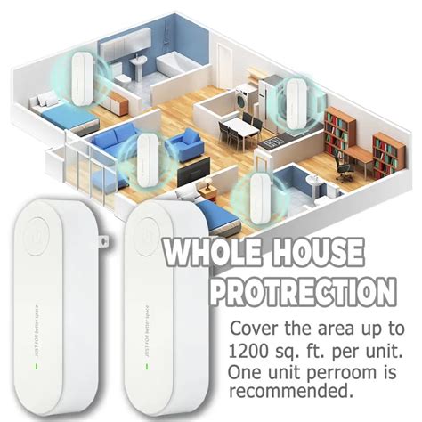 2 Pack Ultrasonic Insect Repellent Electronic Mosquito Repellent Mice