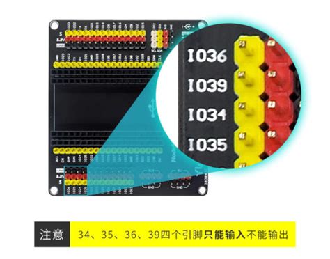 Nodemcu 32 Gpio擴展板 Esp 32s Lua Wifi 擴展板 支援dc電源供電 台灣物聯科技 Taiwaniot