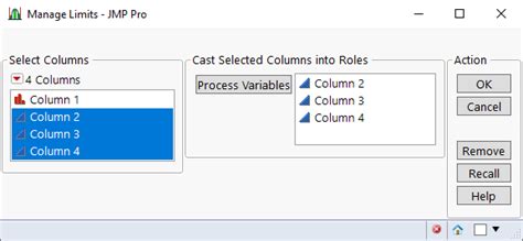 Set Spec Limit Columns Properties From Row Selection Jmp User Community