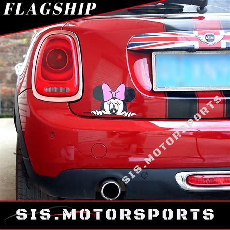 MINI COOPER Car Window Cute Stickers COUNTRYMAN JCW CLUBMAN F F Side Door Stickers Car Tail