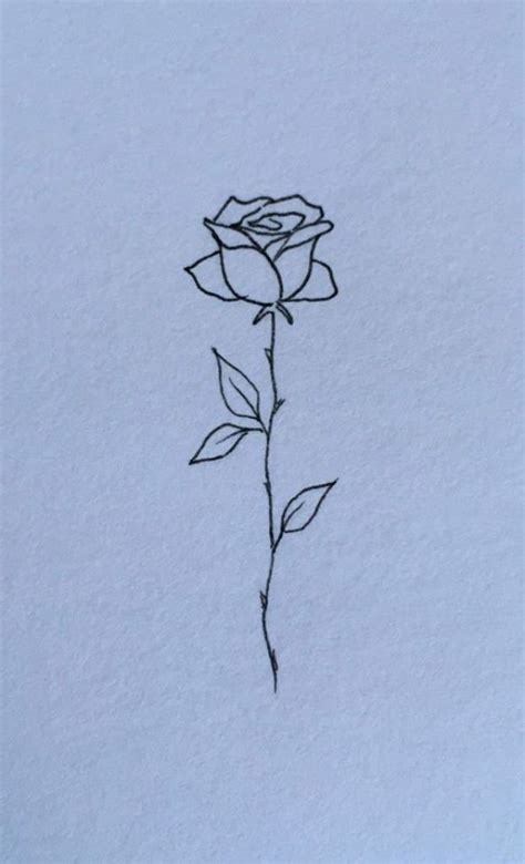 Pin On Beautiful Small Rose Tattoo Stencils Design Ideas