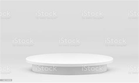 흰색 3d 받침대 라운드 기본 플랫폼 트리뷴 제품 광고 장식 요소 벡터 메달 수상대에 대한 스톡 벡터 아트 및 기타 이미지 메달 수상대 전시회 0명 Istock