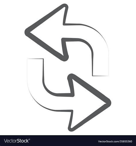 Restore Arrows Royalty Free Vector Image VectorStock