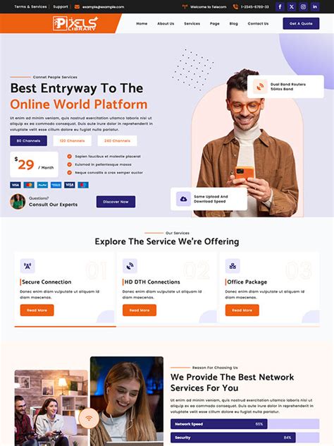 Telecom Templates Breakdance