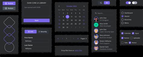 Svar Ui Components For React Svelte And Vue